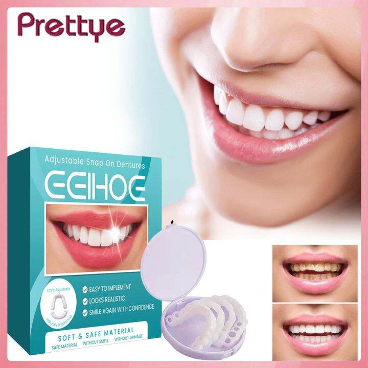 Prettye Eelhoe Adjustable Snap-on Dentures Adjustable Dentistry SnapIn ...