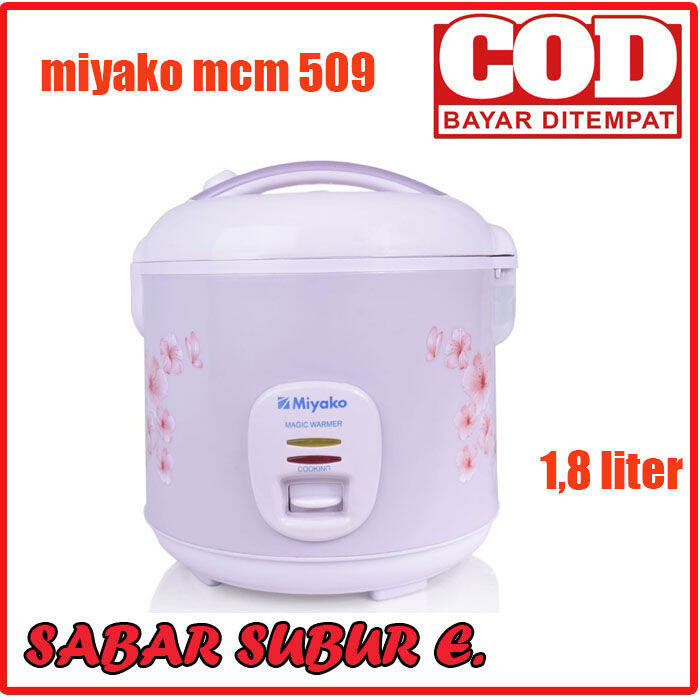 MIYAKO MCM-509 Rice Cooker / Magic Com 3in1 Kapasitas 1.8 Liter ...