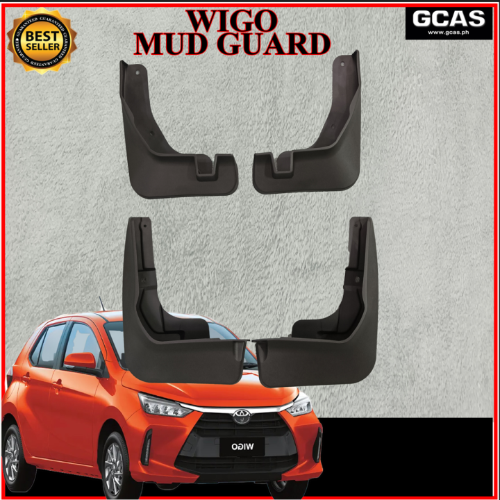 Toyota Wigo 2023 2024 Mud guard Matte Black mudguard mud flaps ...