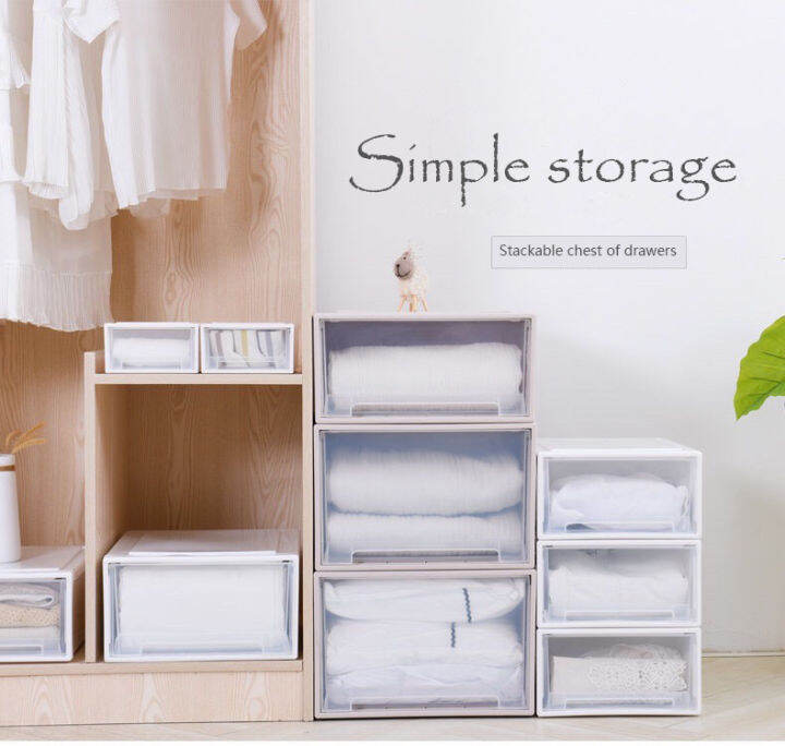 Stackable Storage Drawers Box Storage Boxes - Home Organizer Drawer ...