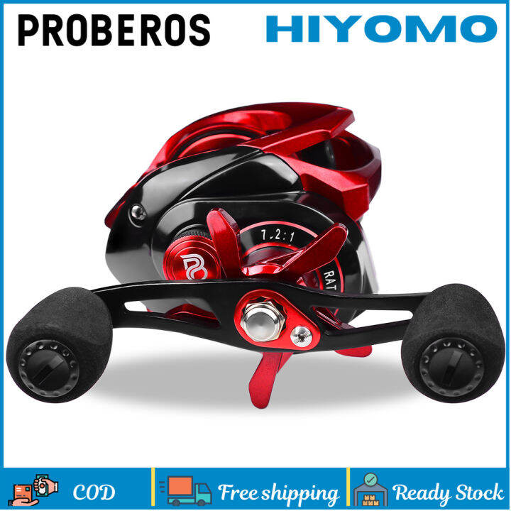PROBEROS Baitcasting Reel Saltwater High Speed 7.2:1 Gear Ratio Ultra Light Metal Spool Bc ...