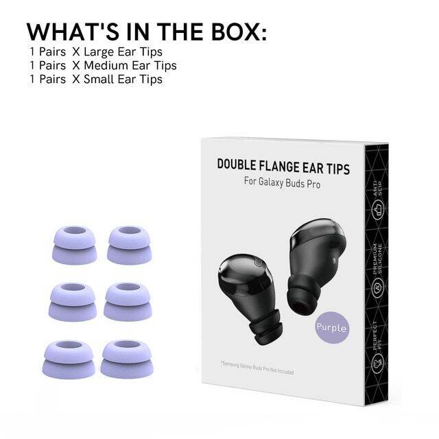 For Galaxy Buds Pro Eartips Earbuds S/M/L Silicone Rubber Flexible Ear ...