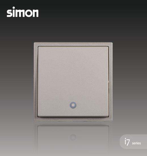 Simon i7 Series 20A Double Pole Switch with Blue LED Indicator (Water ...