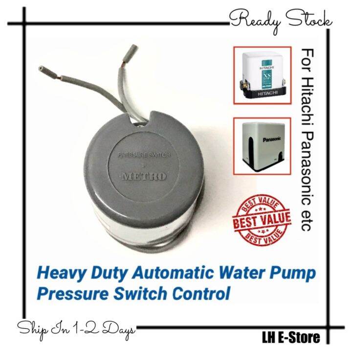 METRO Pressure Switch 3/8" Female Thread Water Pump Automatic Switch ...