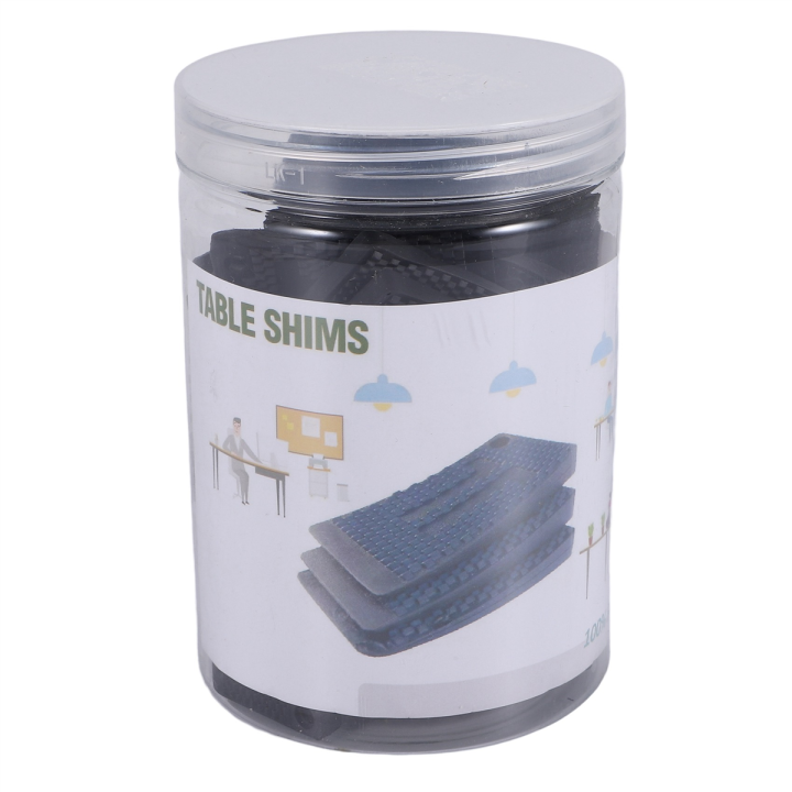 Plastic Shims for Leveling - 36 Piece Jar, Strong and Durable Table ...
