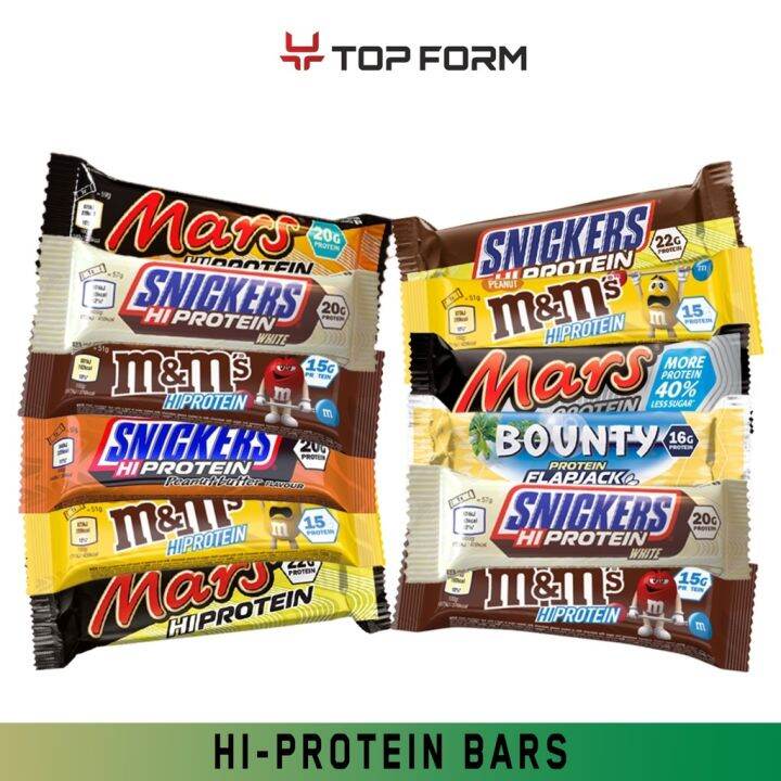 Mars Snickers M M Bounty Protein Bars-High Protein Energy Snack (per ...
