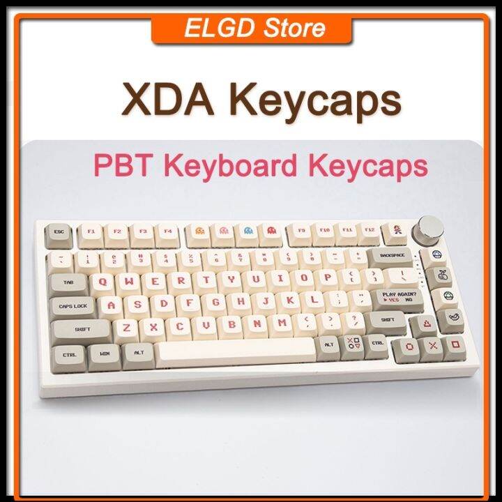 XDA Keycap PBT Keycaps Dye Sublimation Mechanical Gaming Keyboard Box ...