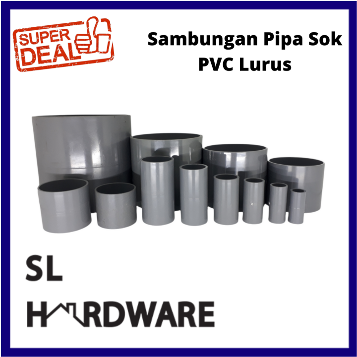 Sambungan Pipa PVC Sok Lurus Termurah Berkualitas | Lazada Indonesia
