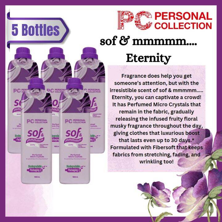 PERSONAL COLLECTION Fabric conditioner Sof & Mmmmm Eternity Now in ...