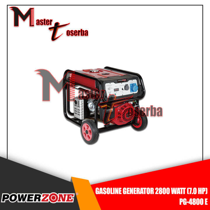 Genset Bensin 2800 Watt Gasoline Generator PG 4800 E | Lazada Indonesia