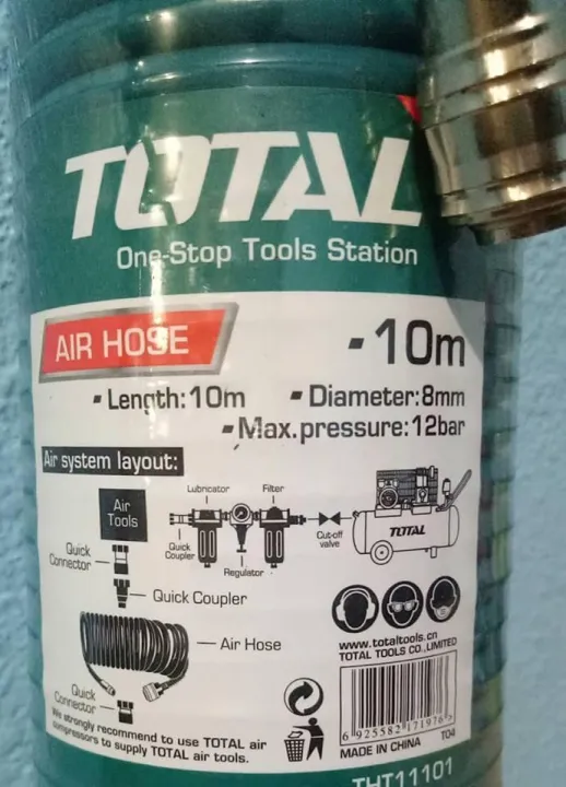Total Air compressor Hose 10M THT11101 | Lazada PH