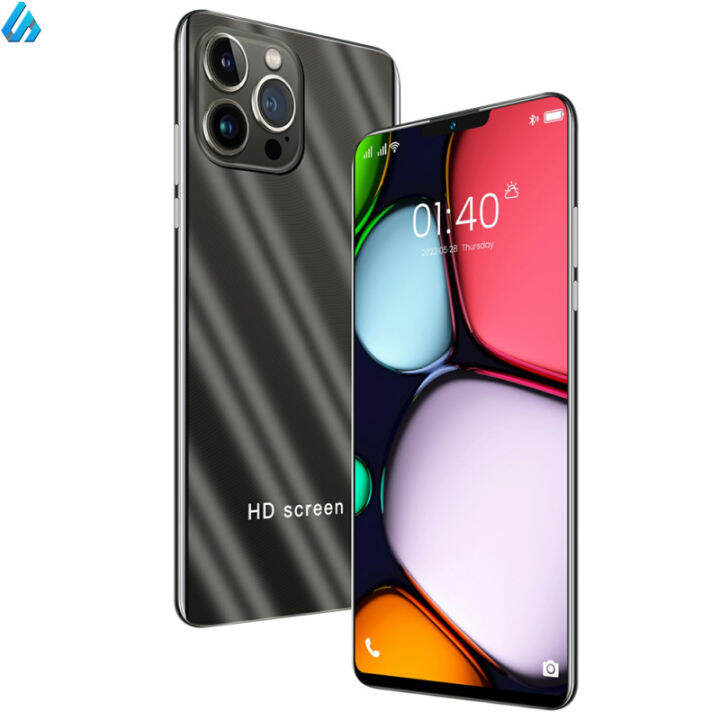 Ip13 Pro Max สมาร์ทโฟนหน้าจอใหญ่6.7นิ้ว Hd กล้องคู่5000Mah แบตเตอรี่ ...