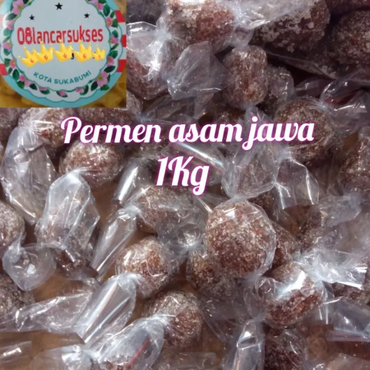♒1KG PERMEN ASEM JAWA ASAM BULAT MANIS ASAM | Lazada Indonesia