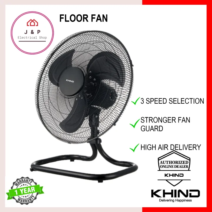 KHIND Industrial Floor Fan 20” FF2003B Kipas Lantai [ READY STOCK] | Lazada
