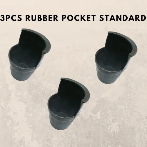 3PCS RUBBER POCKET STANDARD/BILLIARD ACCESSORIES/GAMIT SA BILYARAN ...