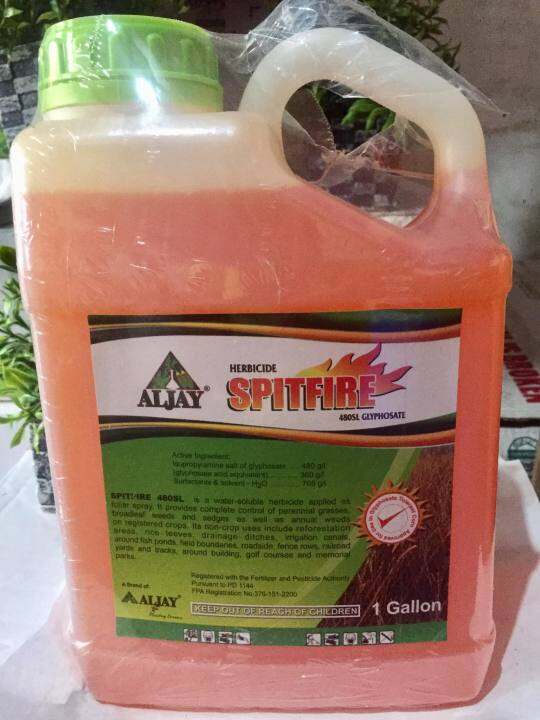 Spitfire 480SL Glyphosate Herbicide 1gallon | Lazada PH