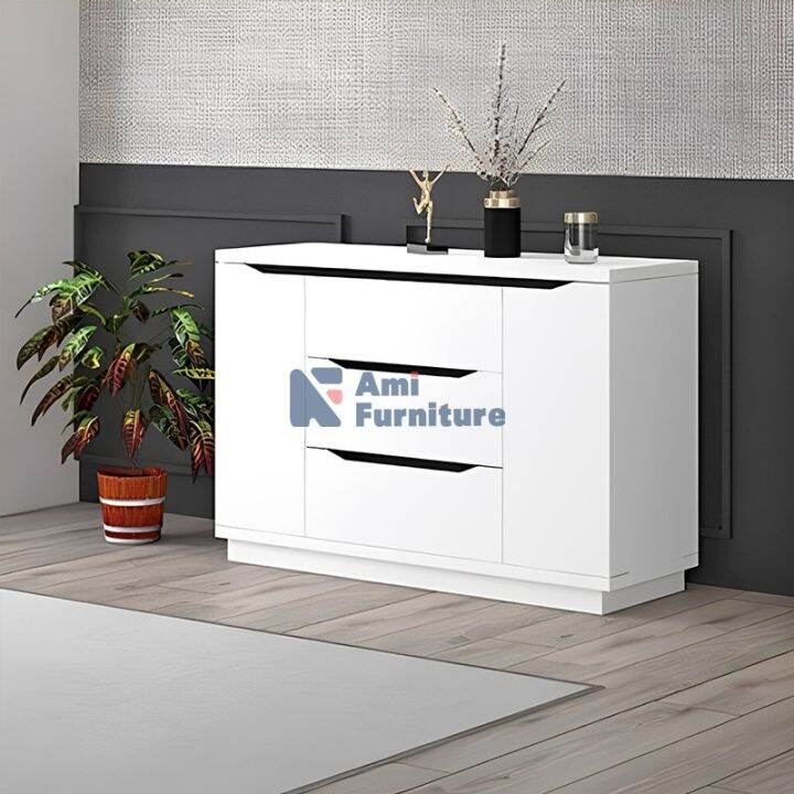 lemari serbaguna credenza minimalis buffet sideboard CR 013 SIANTANO | Lazada Indonesia