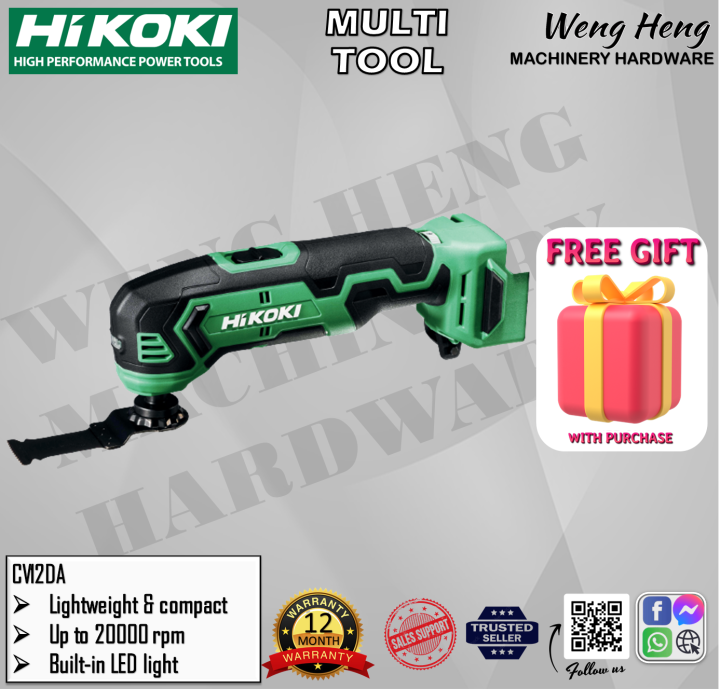 100% Genuine Hitachi / Hikoki (12V peak series) Cordless Oscillating ...