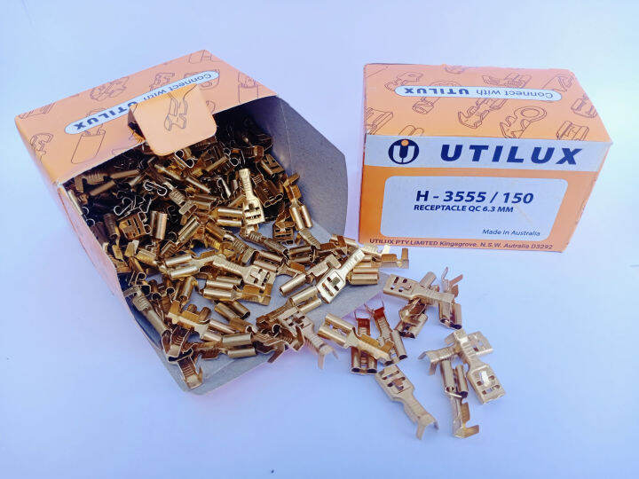 HARGA PER BOX KONEKTOR CEWEK / FEMALE Terminal skun Utilux Tipe H3555 ...