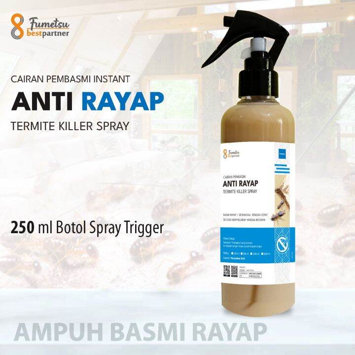 Obat Cairan Anti Rayap Pembasmi Rayap Racun Semprot Kemasan 250 ml ...