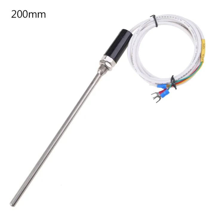 PT100 Stainless Steel Waterproof Temperature Probe Resistance Temp RTD ...
