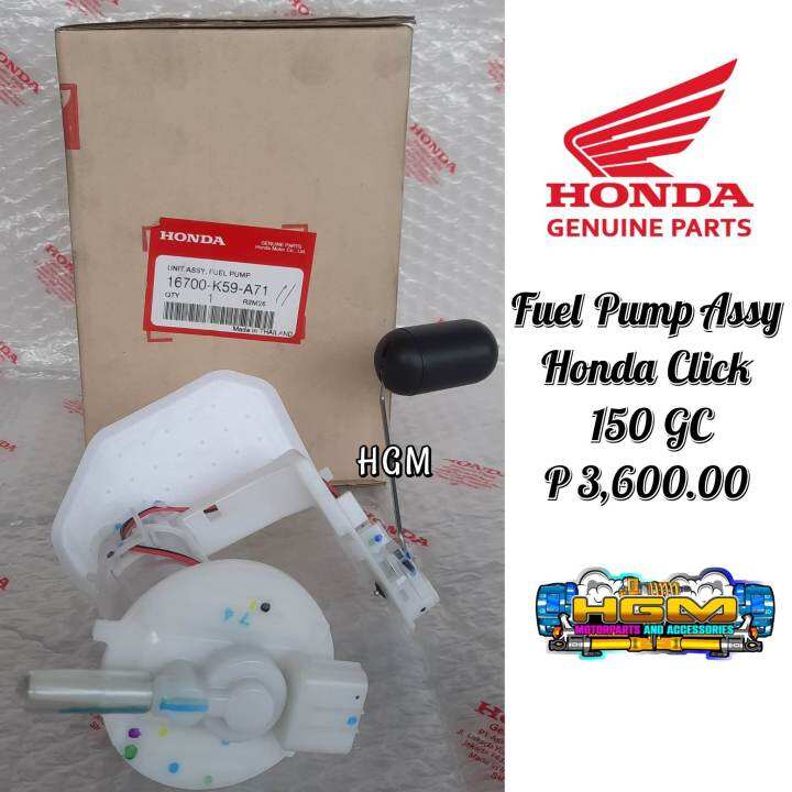 FUEL PUMP ASSEMBLY FOR HONDA CLICK 150i GC | (16700-k59-A71) | Lazada PH