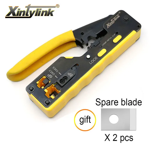 xintylink rj45 pliers crimper rg45 cat5 cat6 cat7 CAT8 network crimping ...