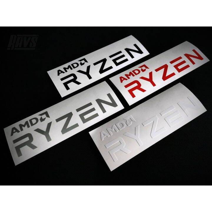 AMD Ryzen Decal / cutout vinyl sticker | Lazada PH