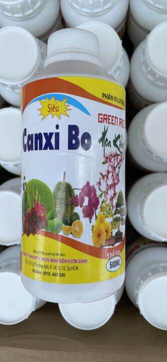 Phân bón lá Canxi Bo Kali Bo Sữa lọ 500ml giúp tăng năng suất nông sản ...