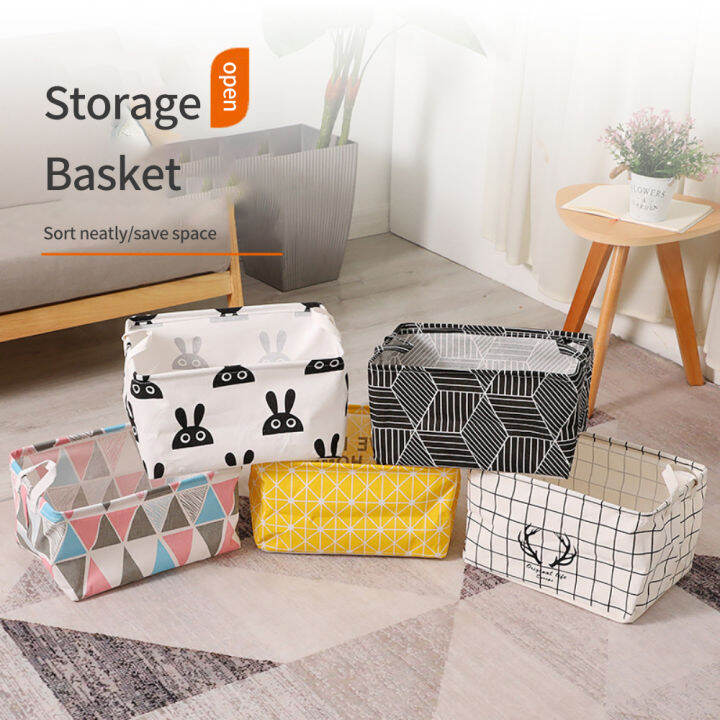 Everwarm Kotak Tempat Sampah Lipat Keranjang Desktop Persegi Serbaguna ...