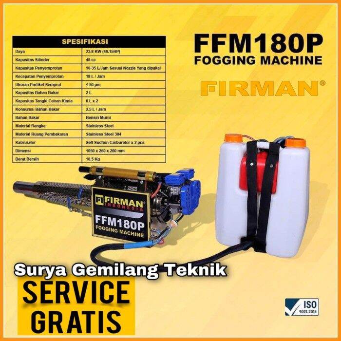 Mesin Fogging FFM180P FIRMAN Alat Semprot Nyamuk Alat Fogging Machine ... Mesin Fogging FFM180P FIRMAN Alat Semprot Nyamuk Alat Fogging Machine ...