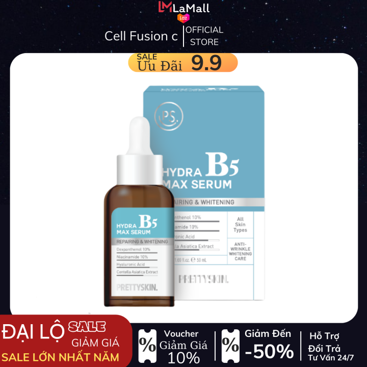 Serum B5 - Serum B5 PrettySkin Tinh Chất Phục Hồi DưỡngTrắng Hydra B5 Max Serum 50ml | Lazada.vn