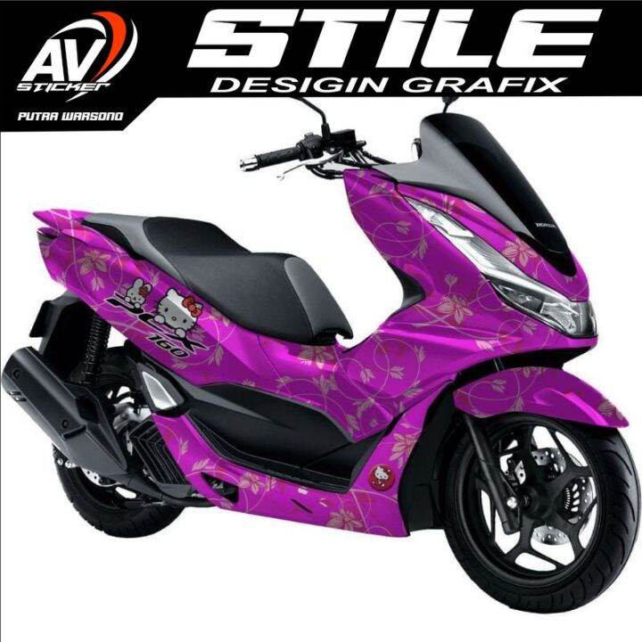 AV decal full body Honda PCX 160-dekal sticker variasi pcx 160 | Lazada ...