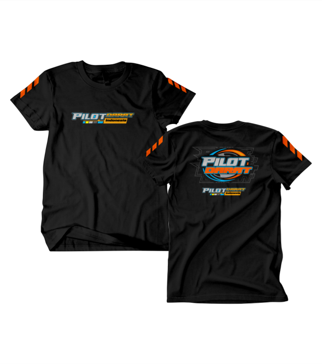 KAOS DISTRO PILOT DARAT INDONESIA VOL-4 COTTON COMBED 24S LEBIH TEBAL ...