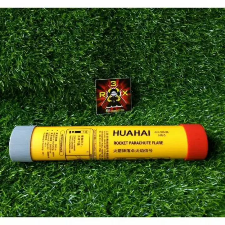 Parachute Red Flare Huahai Parasut Made China Signal Outdoor SOS Kapal ...