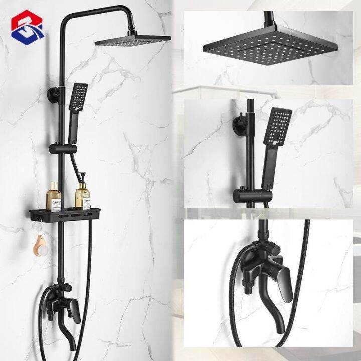 Tqtq Sus304 Rainfall Shower Set Coldandhot Bathroom Shower With Faucet