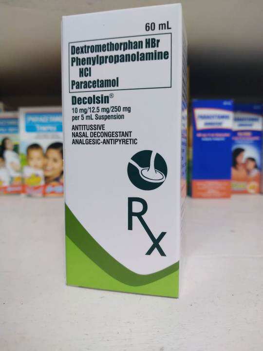 Decolsin 10mg/12.5mg/250mg per 5 ml Suspension 60ml | Lazada PH