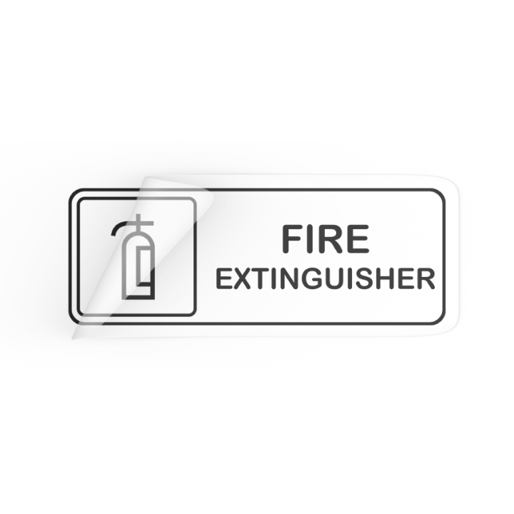 fire extinguisher sticker sign system - stiker penanda alat pemadam ...