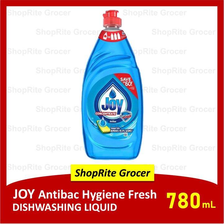 JOY Antibac Hygiene Fresh Dishwashing Liquid Safeguard - 780 mL (Refill ...