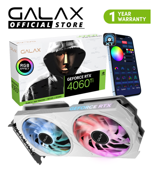 {with FREE GALAX SONAR-04 GAMING HEADSET} GALAX GeForce RTX™ 4060 Ti ...