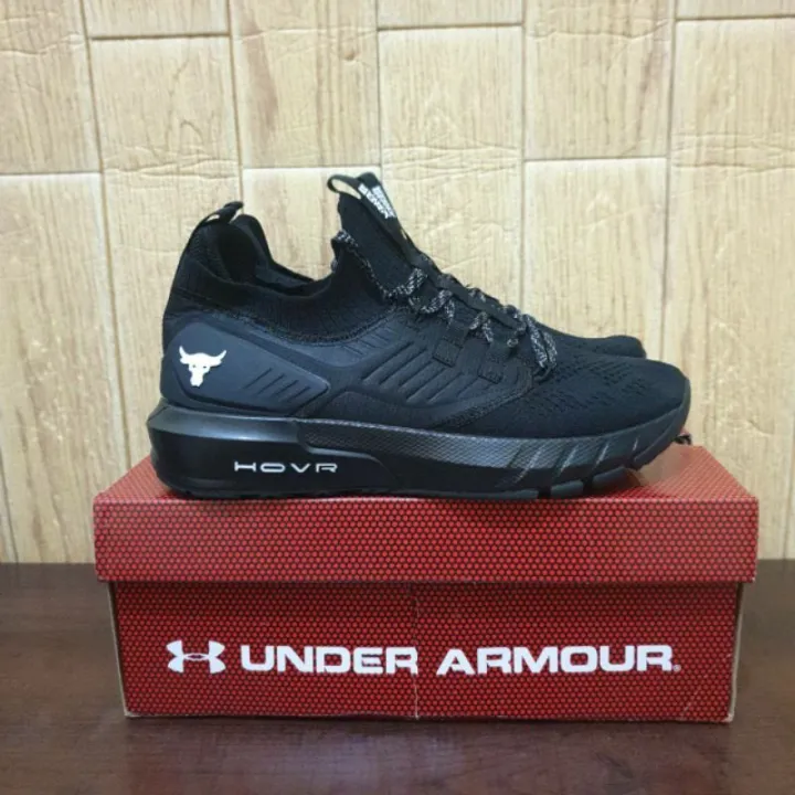 SEPATU UNDER ARMOUR PROJECT ROCK 3 FULL BLACK | Lazada PH
