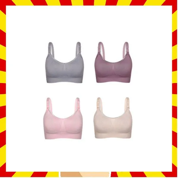 DODOLOVE เสื้อในให้นม ใส่ปั๊มนมได้ เสื้อในคนท้อง ชุดชั้นในให้นม เนื้อ ...