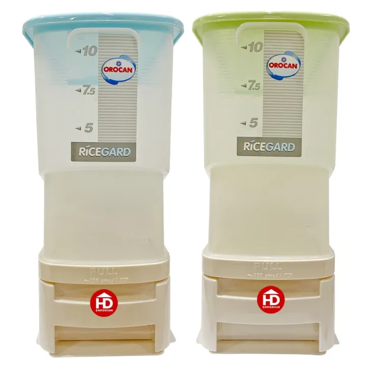Orocan Rice Gard 10kg rice dispenser 6880 bigas storage patanjali ...