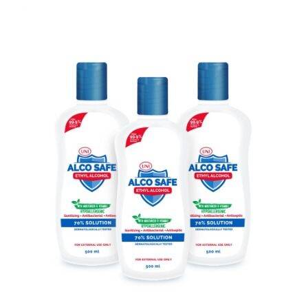 500ml Alcosafe Ethyl Alcosafe 70% solution | Lazada PH