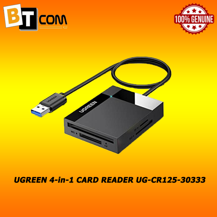 UGREEN 4-in-1 CARD READER UG‐CR125‐30333 | Lazada