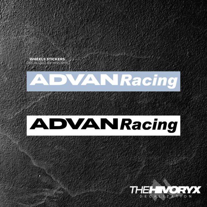 「ADVAN RACING」CAR DECAL AUTOMOTIVE DIE-CUT VINYL STICKER – HIVORYX | Lazada