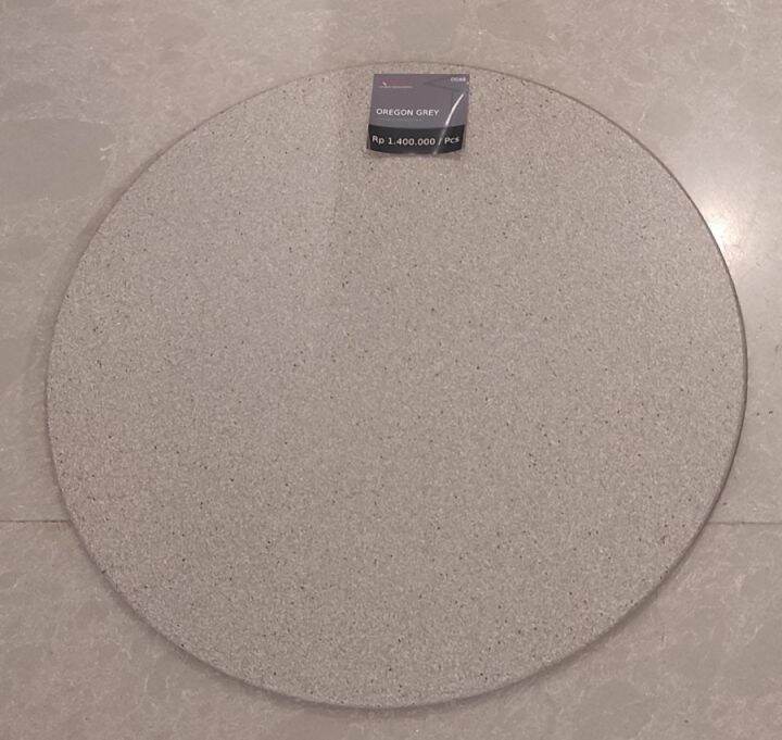 QUADRA Top Table Series Oregon Grey D600MM - Top Table | Lazada Indonesia