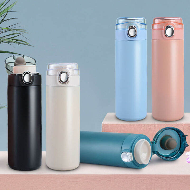 400ml mini vacuum flask Botol minum stainless steel, botol air dingin / panas untuk perjalanan ...