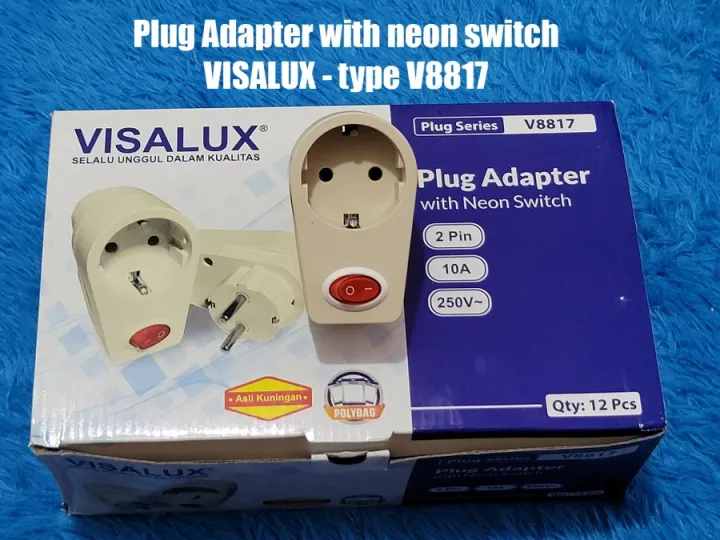 Saklar Visalux V8817 Colokan Listrik Plug adapter SNI switch onepro | Lazada Indonesia