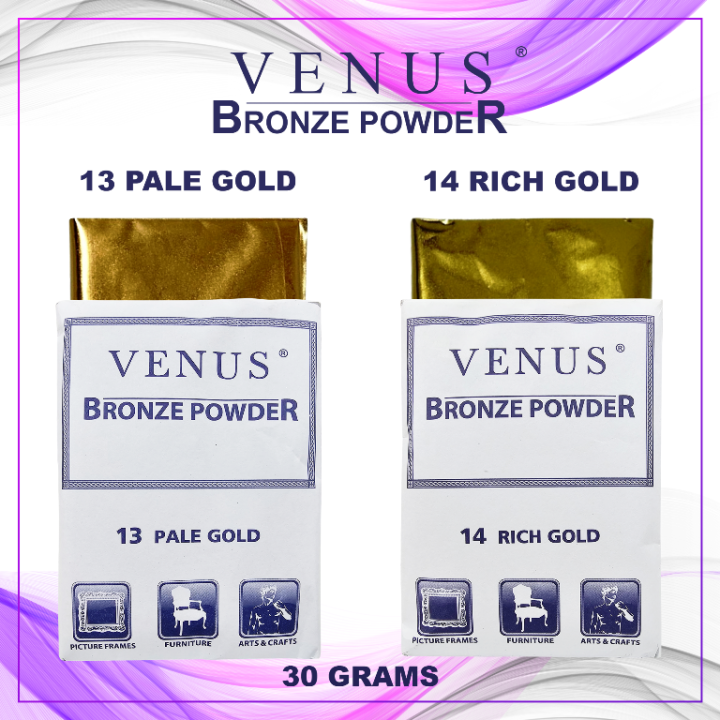 Venus Bronze Powder 30g Pale Gold 13 Rich Gold 14 Frames Furniture